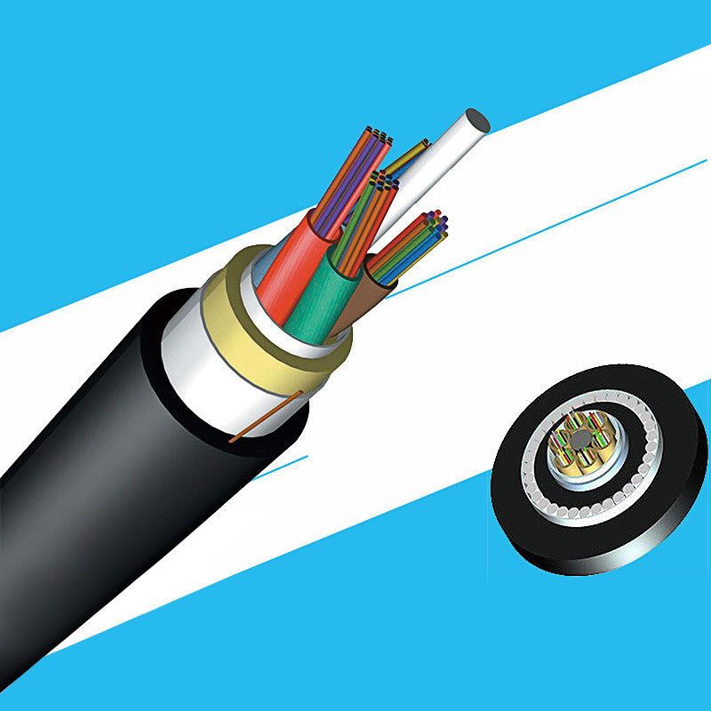 12 24 Core ADSS OFC Non Metallic SM Fiber Optic Cable For Outdoor ...