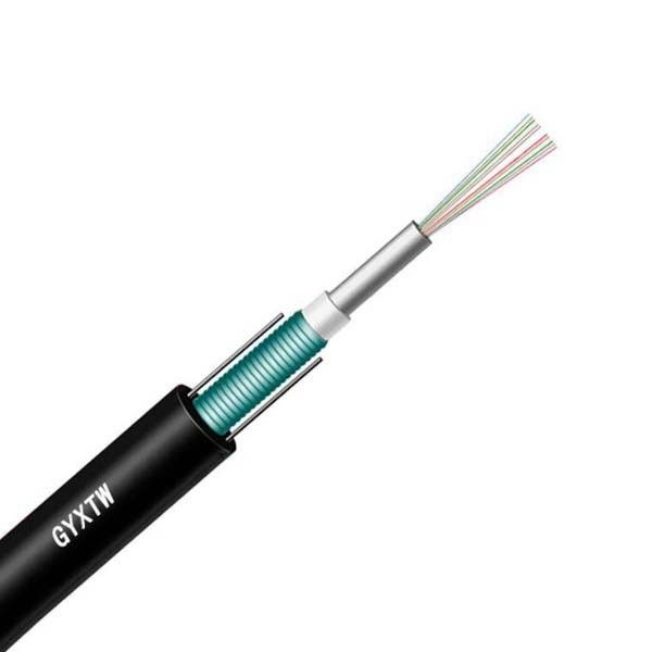 GYXTW 2 Cores FTTH Single Mode Outdoor Armoured Fiber Optic Cable for ...