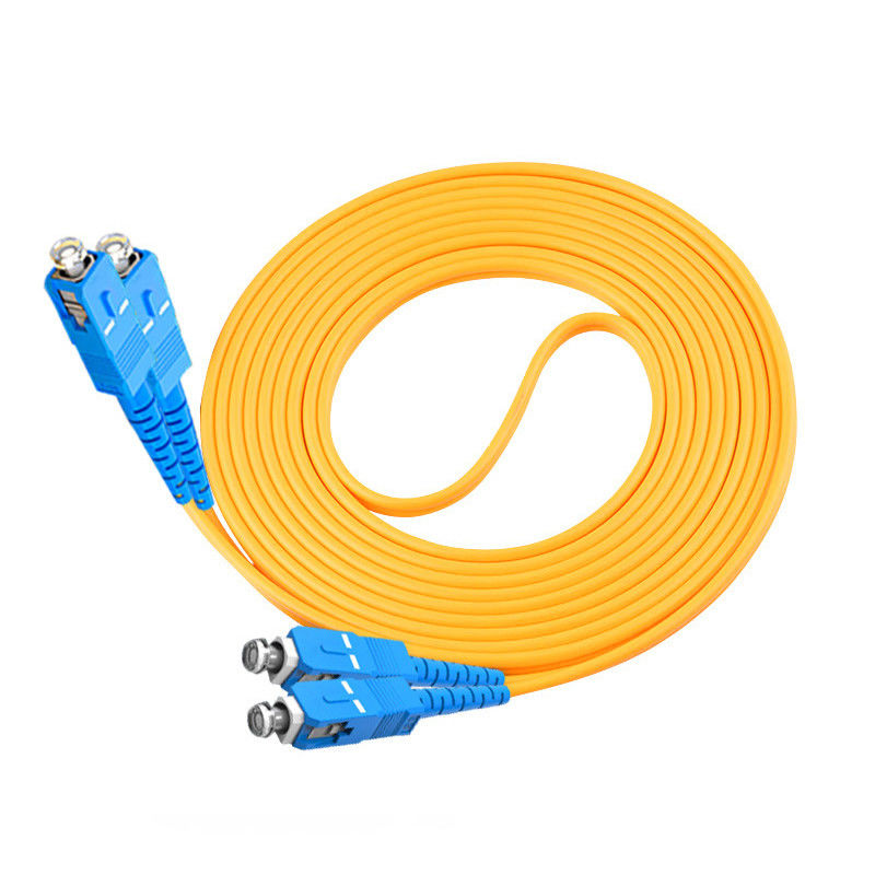 SC/UPC-SC/UPC Duplex Multimode OM3 Jumper Cable Fiber Optic Patch Cord ...