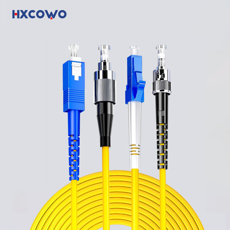 HXCOWO SC LC FC ST MTRJ APC/UPC Connectors Indoor Armored Fiber Optical ...