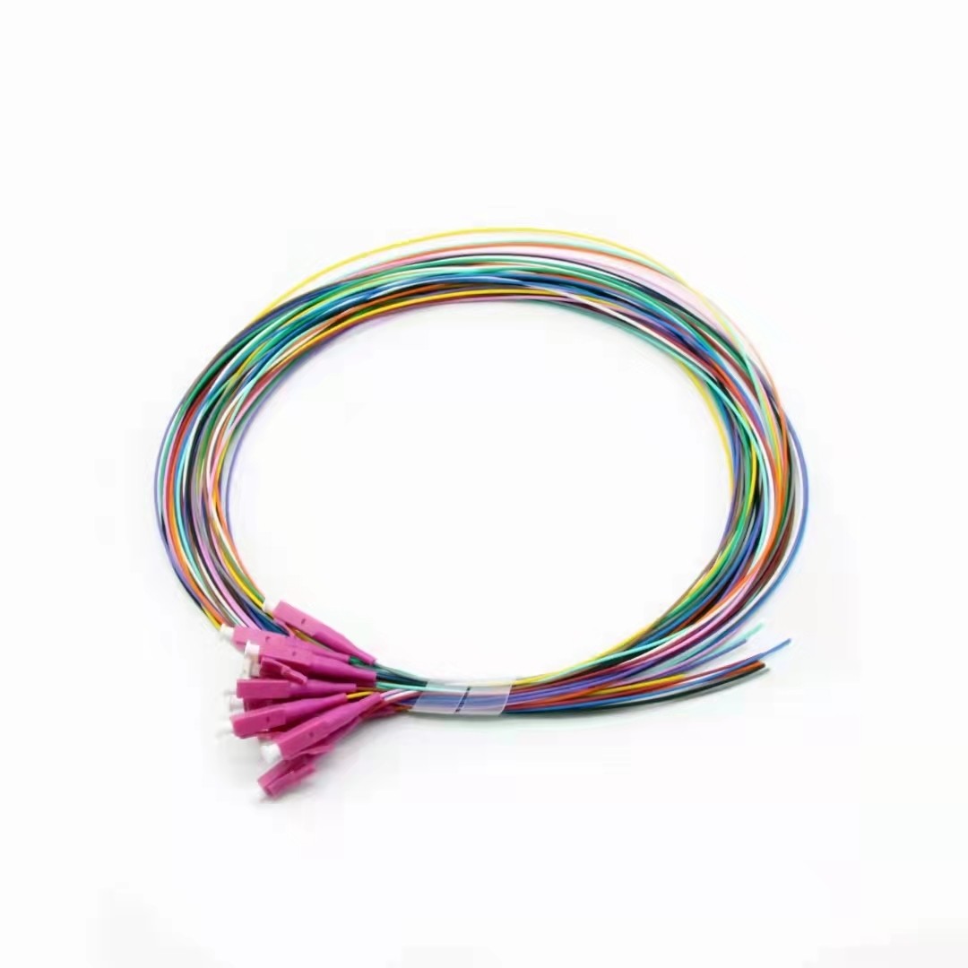 12 Cores LC UPC Fiber Optic Pigtail Multimode G657A1 FTTH Pigtail For ...