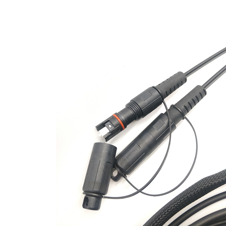 Armored Tube IP67 SC APC SM Fiber Patch Cord For FTTA FTTH BBU RRU Cable