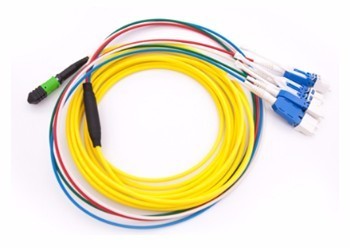 MPO/MTP Fan Out 4xLc UniBOOT Fiber To Patch Cord For 40G To 4x10G